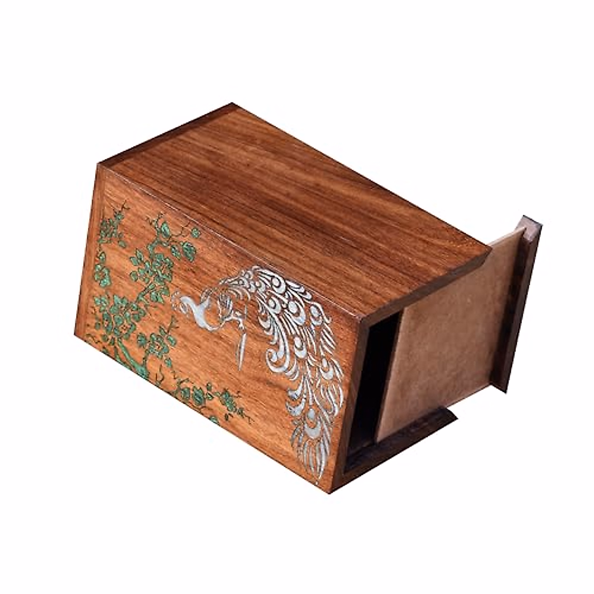 Peacock tree of life Resin Urn Wooden Urn Box Lichtenberg Figure Cremation Urn for Human Ashes Adult Large Funeral urn Ashes Urn for Ashes pet urn fractal burning urn Memorial Urn (LARGE up to 250 lb)