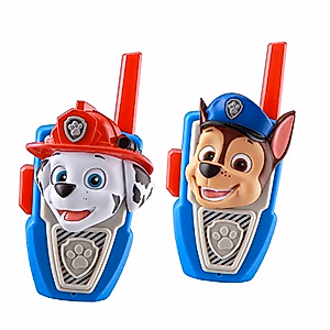 New PAW Patrol Walkie Talkies - Set of 2 Kids Walkie Talkies Chase and Marshall – Excellent Walkie Talkies for Toddlers