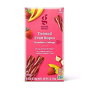 Good & Gather- Strawberry Mango Fruit Twists - 5oz/8ct - 5 OZ