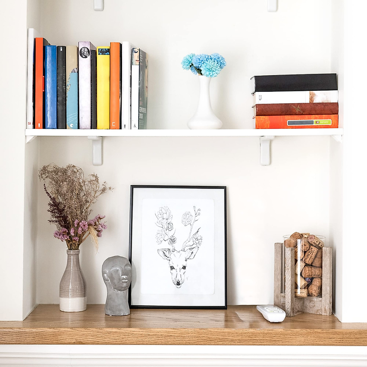 Betus 11x14 White Picture Mats, Acid Free, 1/16 Inches Thickness, White Core Bevel Cut Frame Mattes for 8x10 Pictures - Pack of 10