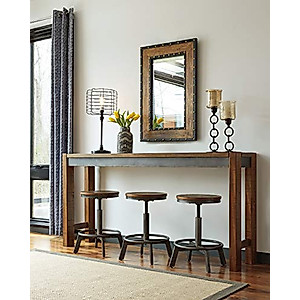 Signature Design by Ashley Furniture Torjin Urban Counter Height Dining Room Table, Two-tone Brown