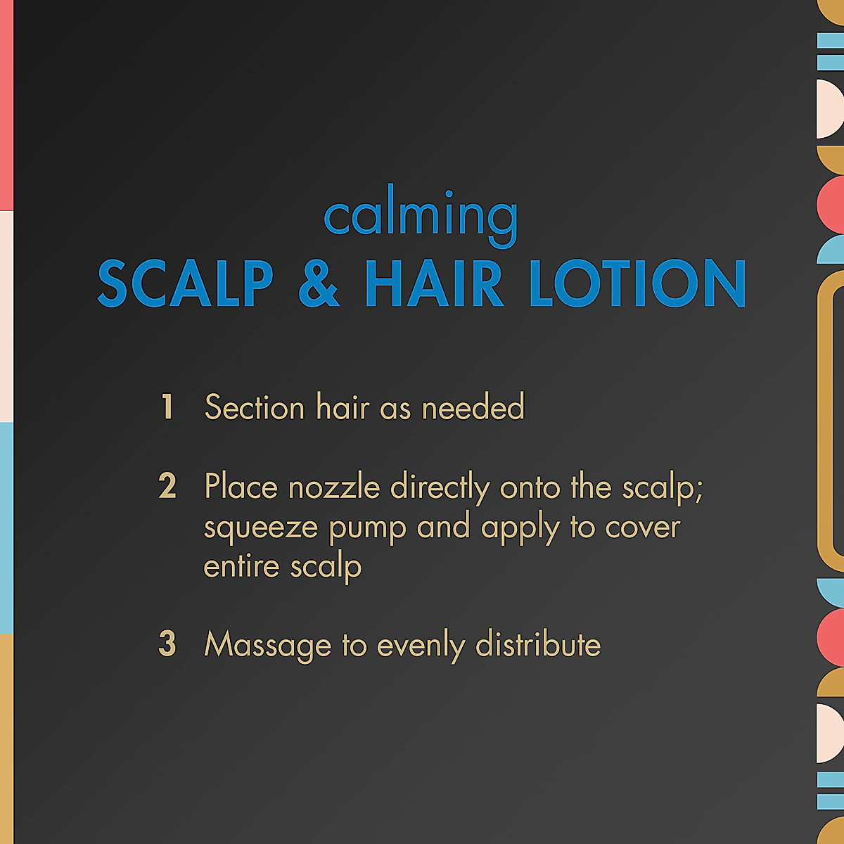 My Black is Beautiful Calming Scalp & Hair Lotion Treatment for Dry Scalp and Damaged Hair, Blue Ginger and Mint, 7.6 fl oz