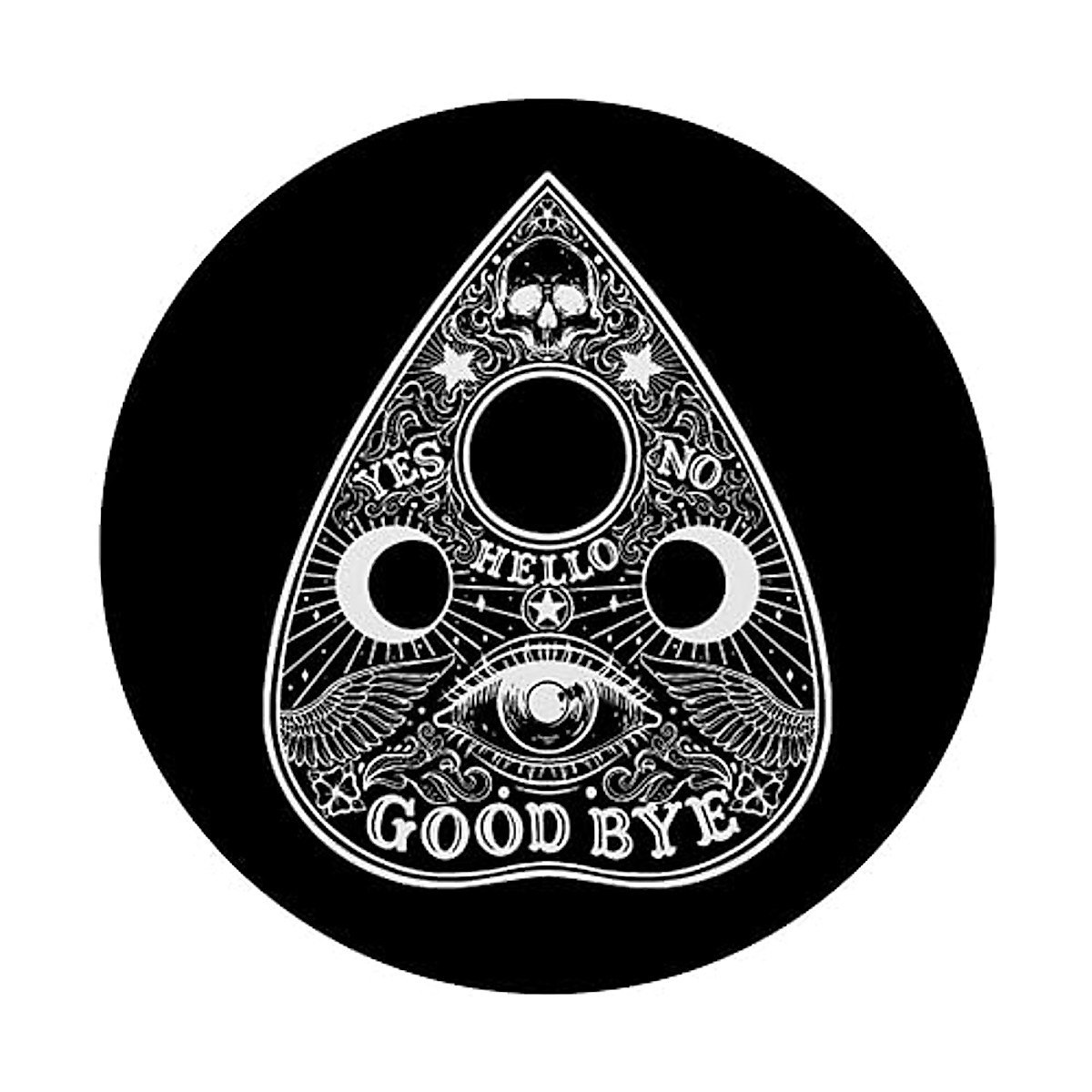 Planchette Ouija Spirit Board Vintage Gothic Horror PopSockets Standard PopGrip