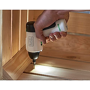 BLACK+DECKER 4V MAX reviva Electric Screwdriver, Cordless, USB Chargeable (REVSD4C)