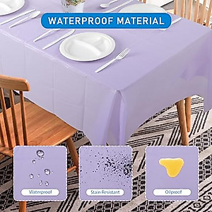 EDI Disposable Tablecloth 12 Packs (Assorted Colors, Rectangular)