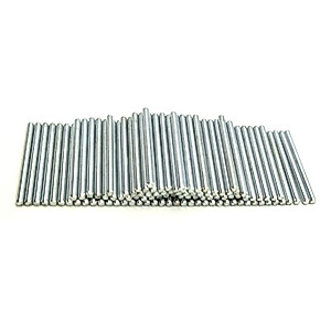 EUDAX 100Pcs STEM Toys Shaft Round Rod Axles for DIY Toy RC Car Boat Helicopter Model Part (2mmx30mm)