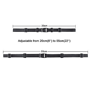 3 Pack Backpack Chest Straps, Heavy Duty Adjustable Universal Backpack Sternum Strap Chest Belt with Quick Release Buckle for Hiking and Jogging