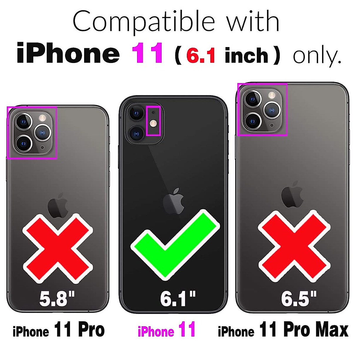 Furiet Wallet Case for iPhone 11 6.1 with Wrist and Shoulder Strap Card Holder Ring Stand Flip PU Leather 6+ Card Slots RFID Blocking Phone Cover for iphone11case iPhone11 i Phone11 11s XI 11R Brown