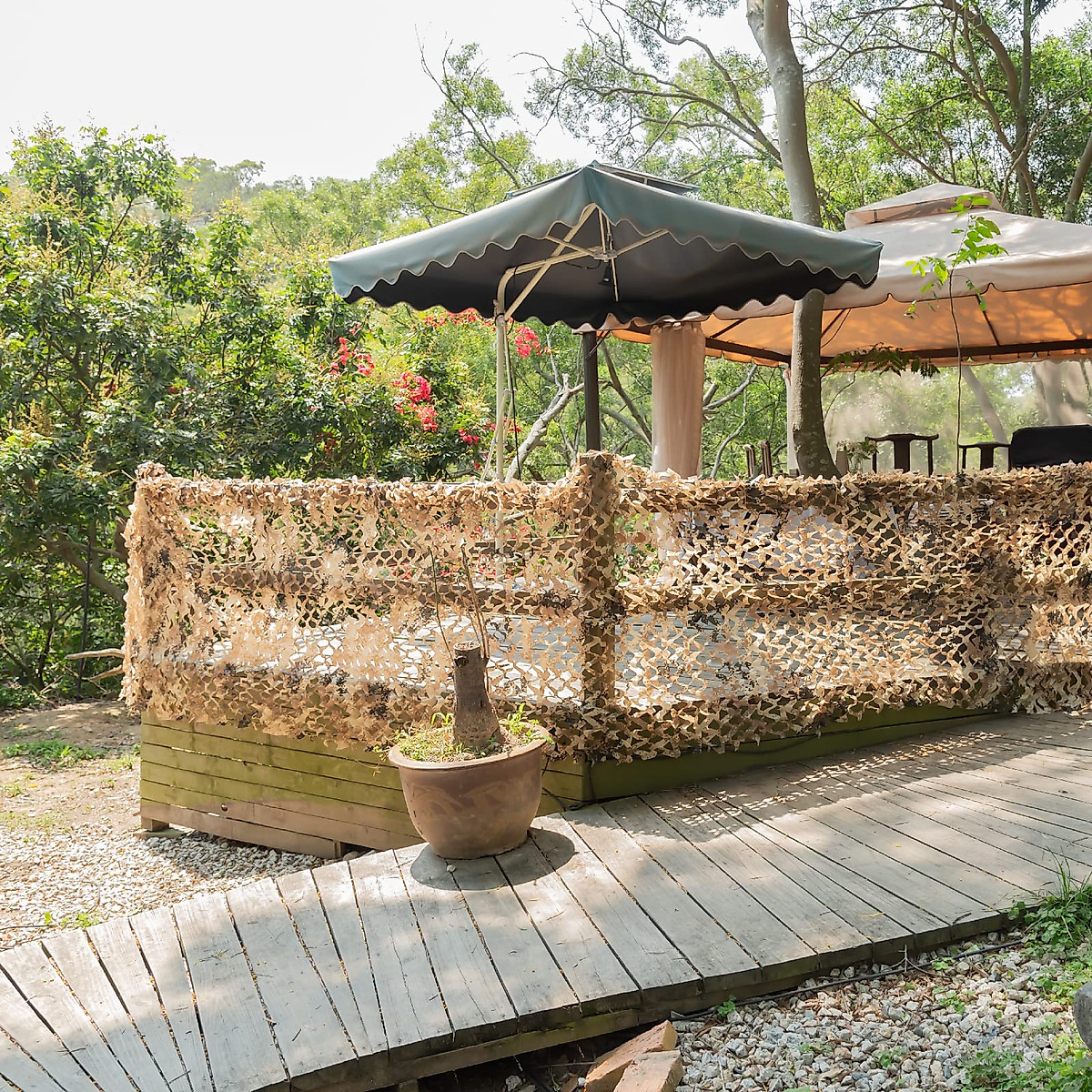 LOOGU Camo Netting, Camouflage Net Blinds Great for Sunshade Camping Shooting Hunting