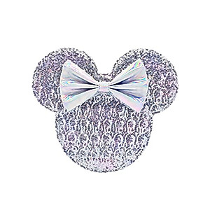 Loungefly X LASR Exclusive Disney Holographic Minnie Sequin Crossbody Bag - Fashion Bags Cute Crossbody Bags Disneybound Cosplay