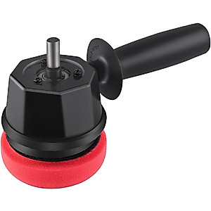 Dual Action Power System Tool, Forced Dual Action Polisher Adapter Detailing Tool with 3Pcs Polishing Pads For Cordless Drill for Car Polishing, Buffing, Waxing and Compounding -DAPSTS3