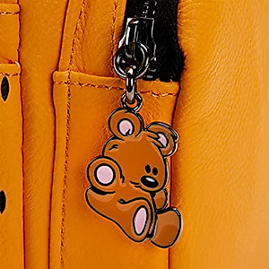 Loungefly Nickelodeon Garfield Womens Double Strap Shoulder Bag Mini Backpack Purse