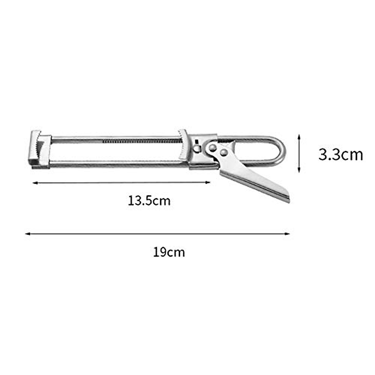MSKJ Master Opener Jar & Bottle Opener Multifunctional Adjustable Stainless Steel Can Opener