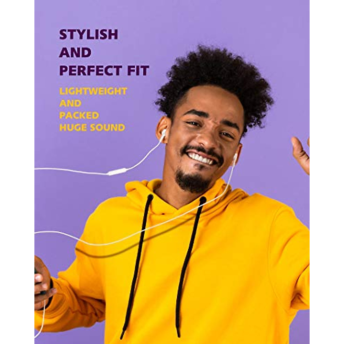 PALOVUE Lightning Headphones Earphones Earbuds Compatible iPhone 14 13 12 11 Pro Max iPhone X XS Max XR iPhone 8 Plus iPhone 7 Plus MFi Certified with Microphone Controller SweetFlow White