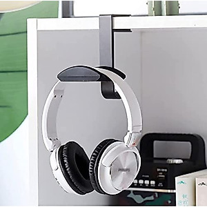 Headset Stand Headphone Hanger Headset Stand Creative Multifunctional Headphone Holder Rack for Audio Studio and Gaming Headphones Headphone Stand (Color : Black)
