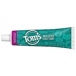 Tom's of Maine Antiplaque Plus Whitening Gel, Spearmint 4.7 oz (Pack of 3)3