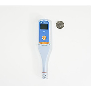 Apera Instruments, LLC-AI221 SX610 Waterproof pH Pen Tester, ±0.1 pH Accuracy, 0-14.0 pH Range, Suitable for Test Tube Testing, Replaceable Probe