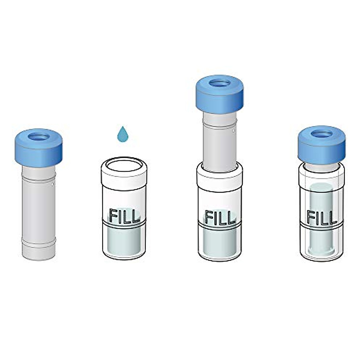 GVS Filter Technology, Separa Syringeless Filter Vial, NY Membrane, 0.2µm, 100/pk