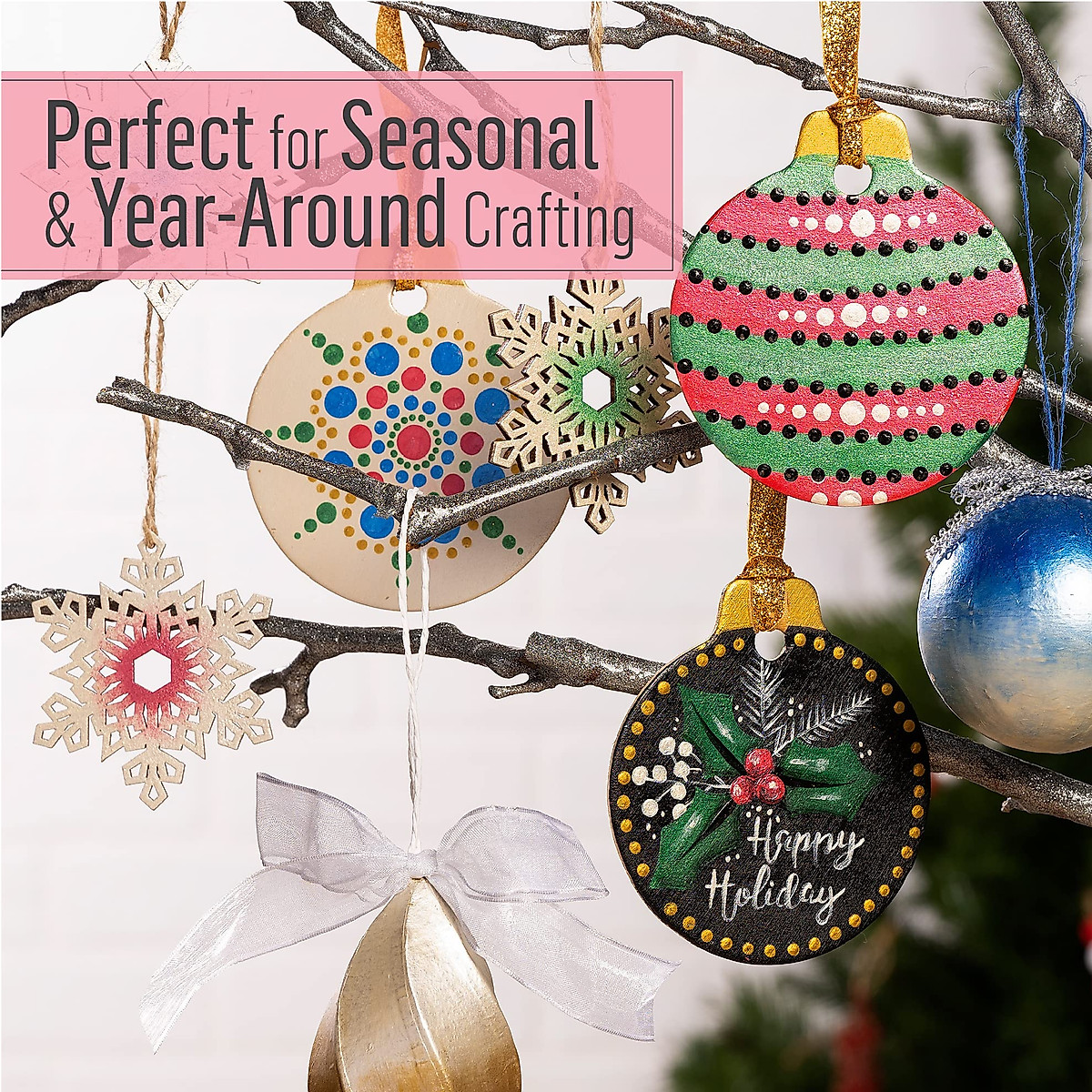 FolkArt Paint, 8 oz, Metallic Antique Gold