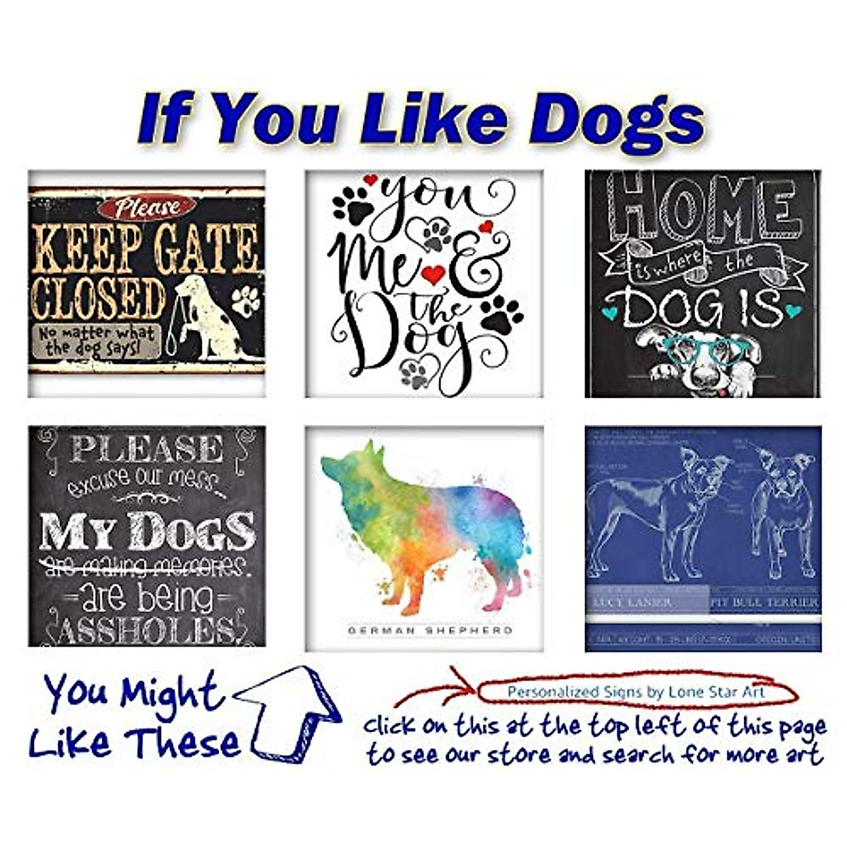 Dog Decor - Keep Gate Closed Dog - Metal Dog Signs for Home Decor - Use Indoor/Outdoor - Dog Sayings Funny Signs - Dog Mom Gifts for Women, Dog Home Decor Dog Lovers Gifts for Women