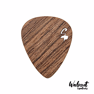 Stickpick | Set of 7 flexible guitar picks made of real wood | For electric, acoustic and bass guitars in various strengths | In aluminum can | Sustainably manufactured | Made in Germany