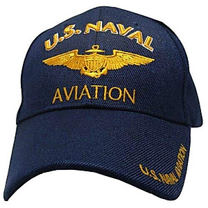 AES U.S. Navy Naval Aviation Ball Cap Baseball Cap Hat (Licensed)