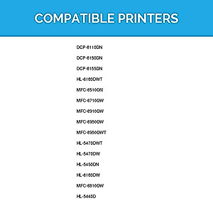 LD Compatible Toner Cartridge Replacement for Brother TN720 (Black, 5-Pack)