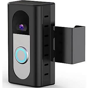 KIMILAR Anti-Theft Video Doorbell Mount Compatible with Ring/Blink Wireless Video Doorbell, Adjustable Mounting Bracket Accessories for Houses, Apartments, Businesses, Not for Security Door