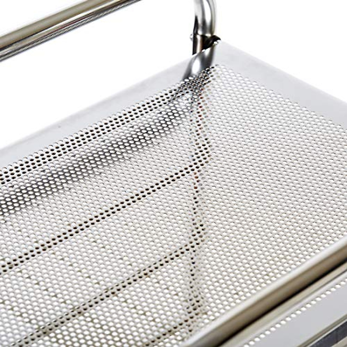 Seville Classics 15-Drawer Multipurpose Mobile Rolling Utility Storage Organizer Cart, Translucent Black