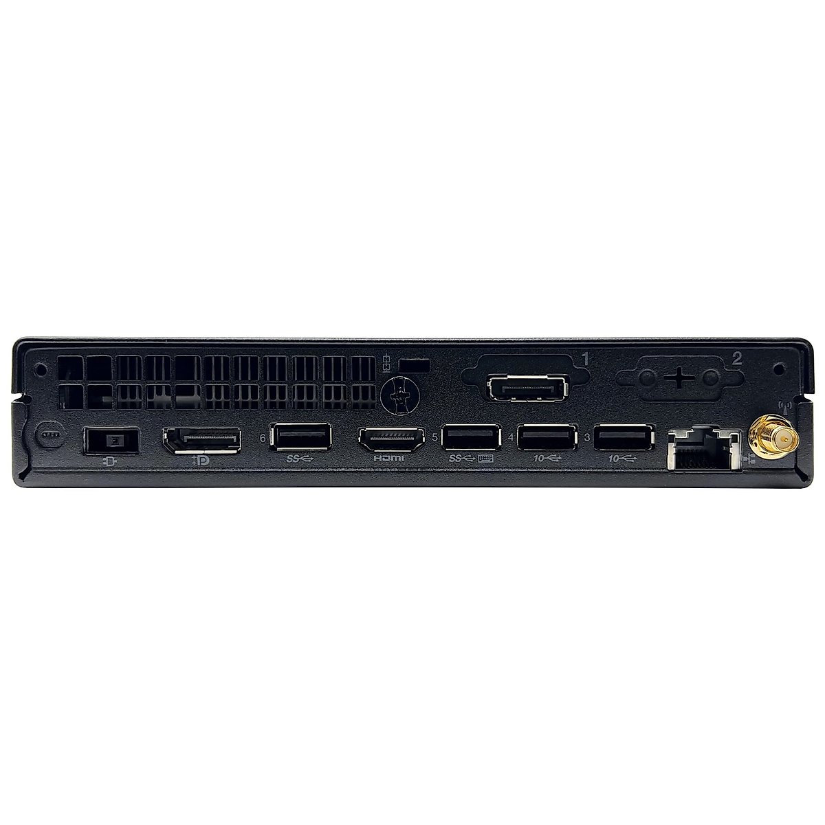 Lenovo ThinkCentre M70q Mini Desktop Computer - 10th Gen Intel Core i5-10400T 6-Core up to 3.60 GHz CPU, 32GB DDR4 RAM, 8TB SSD, Intel UHD Graphics 630, WIFI 6 + Bluetooth 5.1, Windows 10 Pro