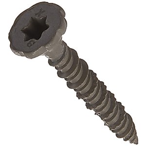 Rock On 23301 9 by 1-1/4" Serrated Head Star Drive Cement Board Screws (185 Pack)