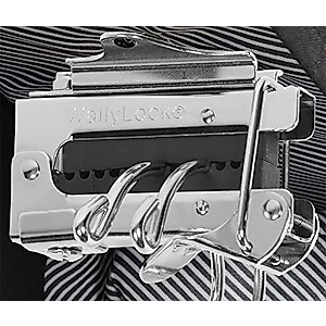 WallyBags Solutions Garment Bag, Multiple Hangers and Made for Men and Women, Black, 45-Inch Rolling