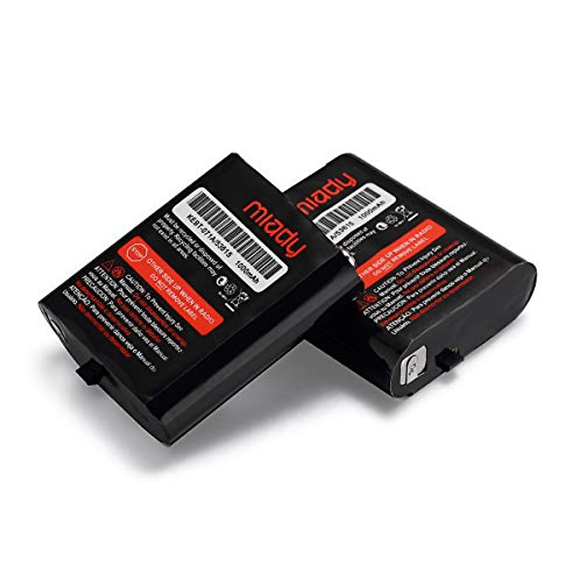 Miady Pack of 2 Two-Way Radio Rechargeable Batteries 3.6V 1000mAh for Talkabout Motorola 53615 KEBT-071A KEBT-071-B KEBT-071-C KEBT-071-D