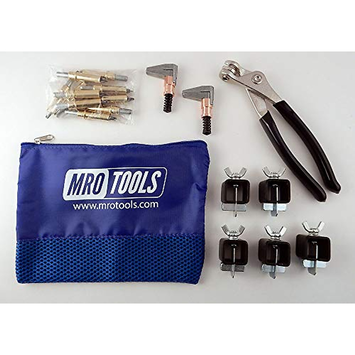 MRO TOOLS 3/16 Cleco Fastener Temporary Rivet, Welder's Clamp Auto Body Repair Kit (K6S10-3/16)
