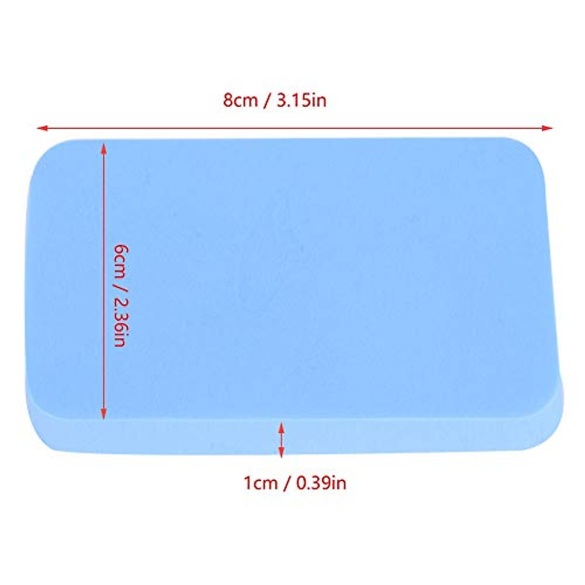 Dilwe Paddle Cleaner, Rubber Table Tennis Sponge Cleaner Table Tennis Racket Care Accessory for Table Tennis Racket Cleaning