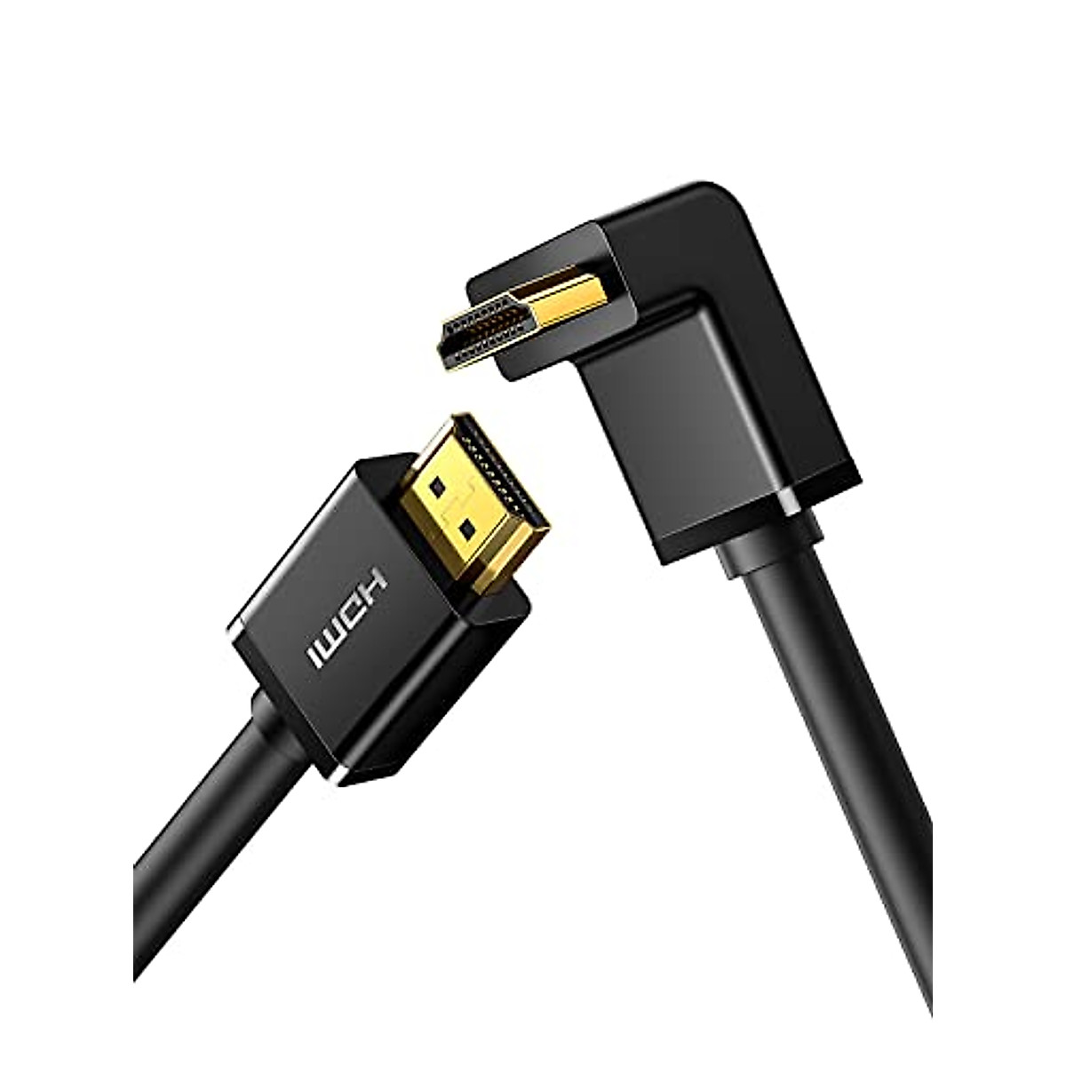 UGREEN HDMI Cable 4K Right Angle 270 Degree HDMI Cord High Speed HDMI 2.0 Cable 4K@60Hz HD 3D 1080P ARC Compatible for TV PC Nintendo Switch Xbox PS5 PS4 PS3 Laptop 3FT