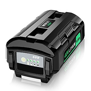 DSANKE 40V 6.0Ah Replacement for Ryobi 40V Lithium ion Battery OP4015 OP4026 OP40201 OP40261 OP4030 OP40301 OP4040 OP40401 OP4050 OP4050A OP40501 OP40601