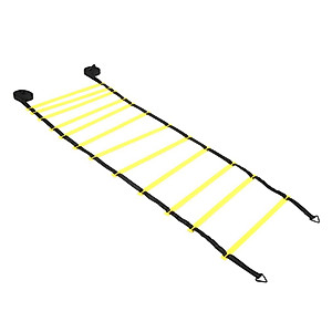 Training Set - Football Ladder Disc Cones Parachute Jump Rope - Athletic Performance with Complete and Training Kit-size1