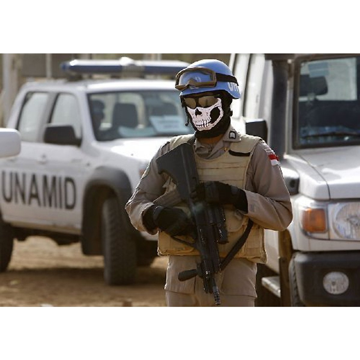 Hitaocity Skull Face Multi Use Face Mask Scarf Head Wrap