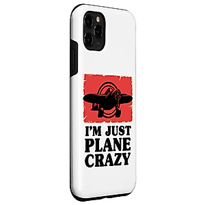 iPhone 11 Pro Max Vintage Airplane Pilots Just Plane Crazy Airline pilot Aviat Case