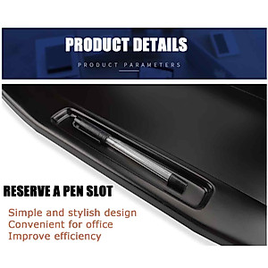 Underdesk Keyboard/Mouse Tray, Under Desk Tray Slide Out, Made of Metal Steel, Reserve Pen Tray, Steel Keyboard Tray Can Rotate 360°, Ordinary Model/Mold Beam Model