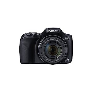 Canon PowerShot SX530 HS 16.0 MP CMOS Digital Camera with 50x Optical is Zoom (24-1200mm), Built-in WiFi, 3-Inch LCD and 1080P Full HD Video (Black) (Renewed)