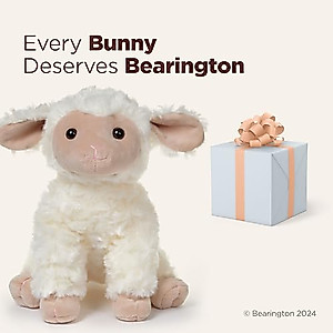 Bearington Merino Lamb Plush Stuffed Animal, Adorable, Soft and Cuddly, Great Gift for Kids of All Ages, Birthdays, Holidays and Special Occasions, 10 inches