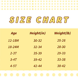 YOUNGER TREE Toddler Girl Outfits 1-4 T Long Sleeve Shirt Overall Skirt Headband Set School Uniform Dress (Polka Dot Blouse + Yellow Suspender Skirt Headband 3PC Set, 4T)