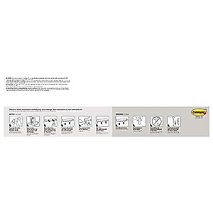 Command Picture Ledge, Damage Free Hanging Floating Shelf with Adhesive Strips, No Tools Picture Hanger for Displaying Home Photographs, 1 Ledge and 10 Command Strips