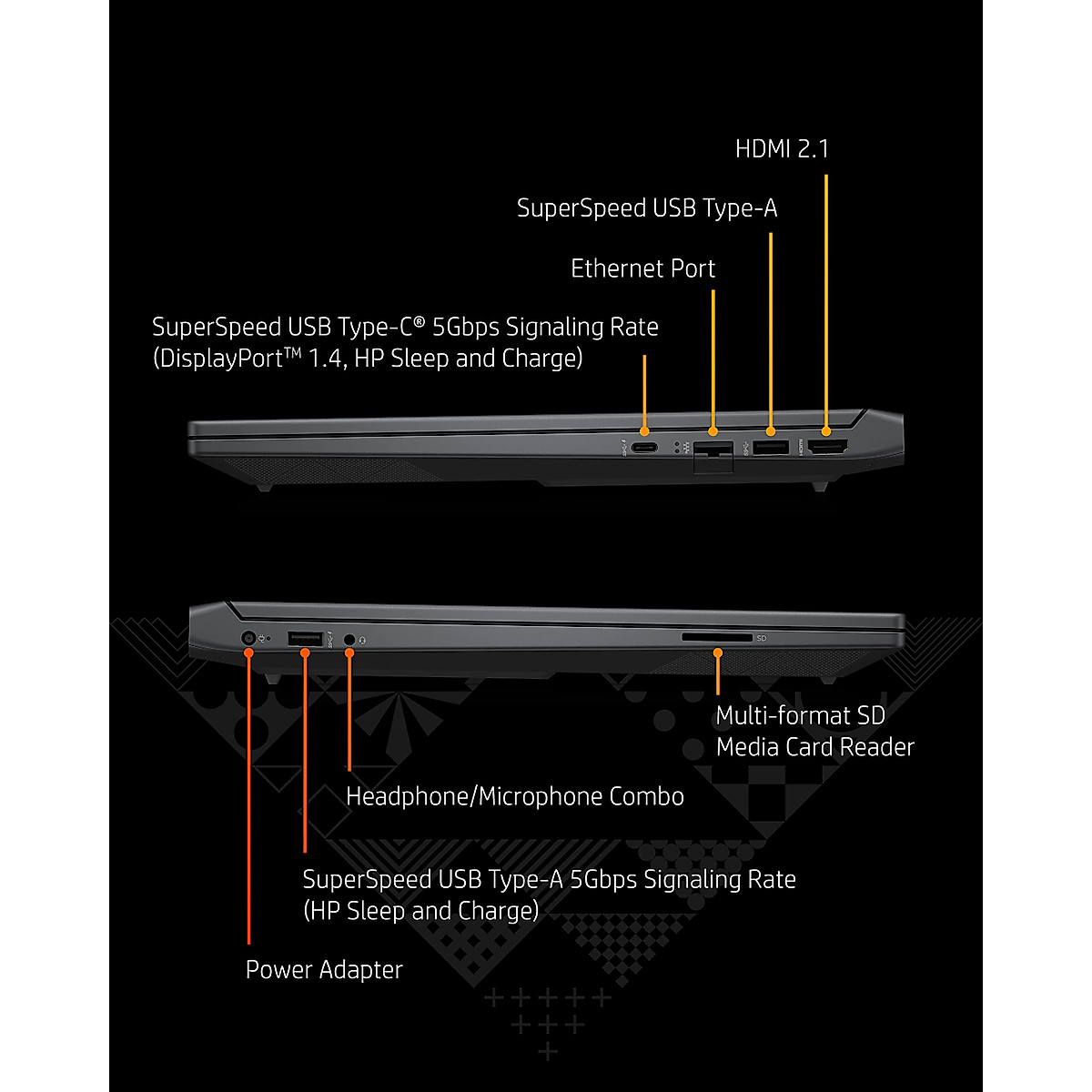 HP Victus 15 Gaming Laptop, AMD Radeon RX 6500M Graphics, AMD Ryzen 5 5600H, 8 GB RAM, 512 GB SSD, Full HD Display, Windows 11 Home, Backlit Keyboard, Enhanced Thermals (15-fb0010nr, 2022)