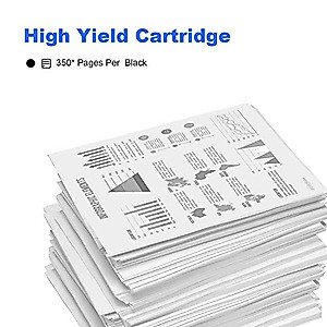 HavaTek Remanufactured Ink Cartridge Replacement for Canon PG-245XL PG-243 for Pixma MX492 MX490 MG2522 MG2922 MG2520 MG2920 MG3022 TR4520 MG2420 iP2820 TS202 TS3122 MG3029 TS3120 Printer (1 Black)