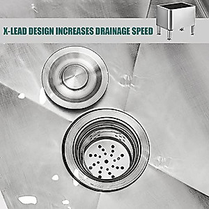 Mop Sink Stainless Steel Mop Service Basin Commercial Laundry Slop Sink Tub Mop Pool Kit for Kitchen Restaurant Business Gar