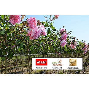 BioStretch Soft Plant Ties for Climbing Plants (Stretchy Green Garden Twine and Plant String - Green Bio Roll X 1)