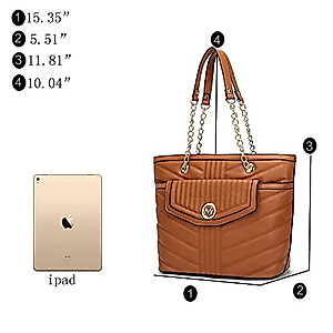MKF Collection Tote & Wristlet Wallet for Women - Designer Handbag Shoulder Bag - Top-handle Purse